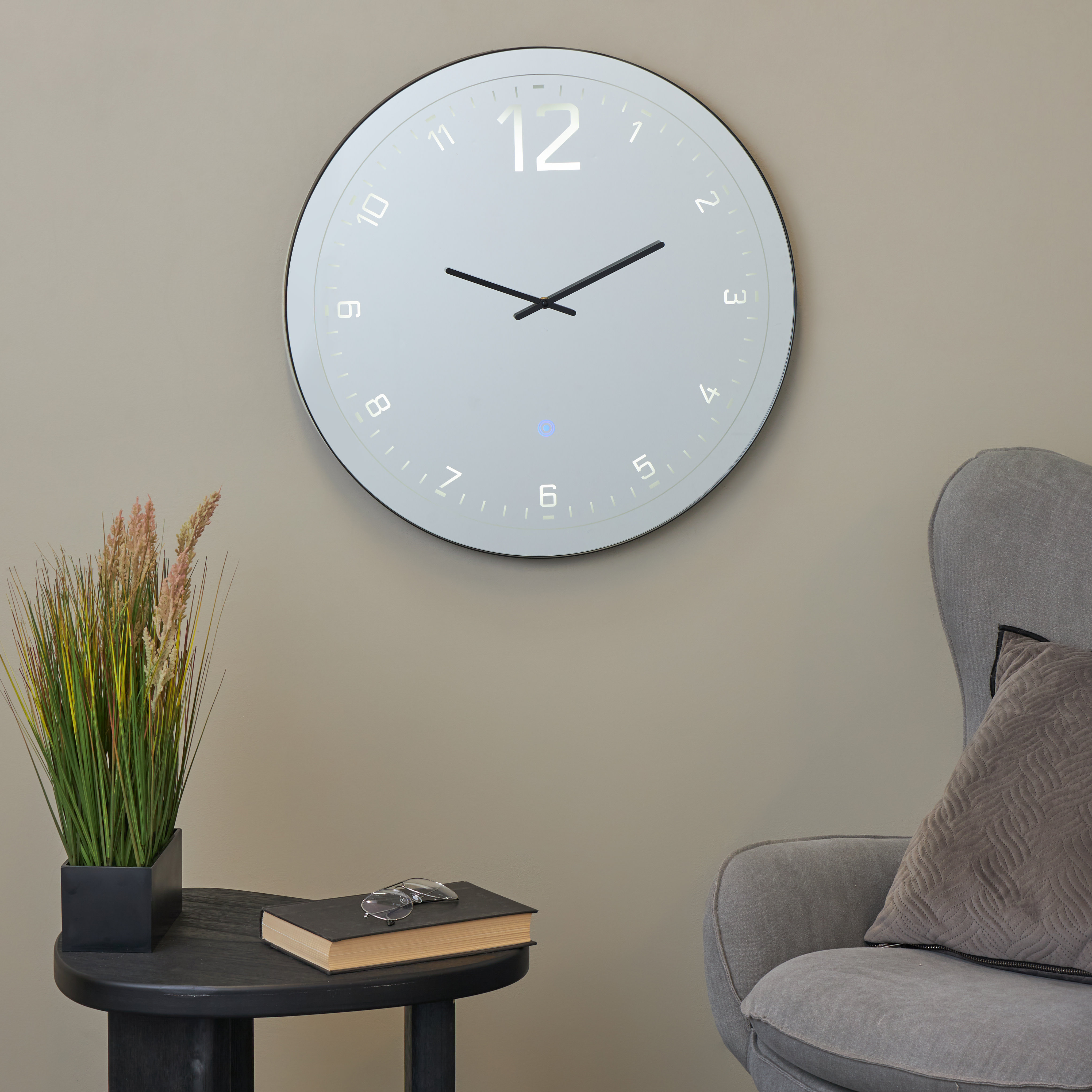 Latitude Run® Cole And Grey Glass LED Decorative Multi Colored Wall ...