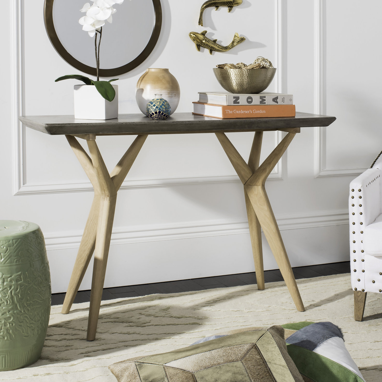 Union Rustic Toby 48" Solid Wood Console Table & Reviews | Wayfair