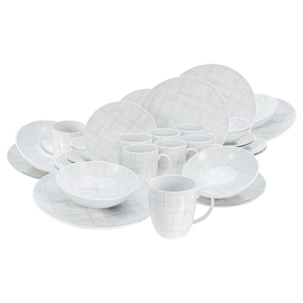 Creatable 32 Piece Porcelain Dinnerware Set - Service for 8 | Wayfair.co.uk