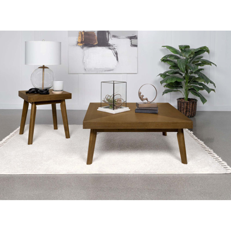 George Oliver Square Wood Side Table | Wayfair