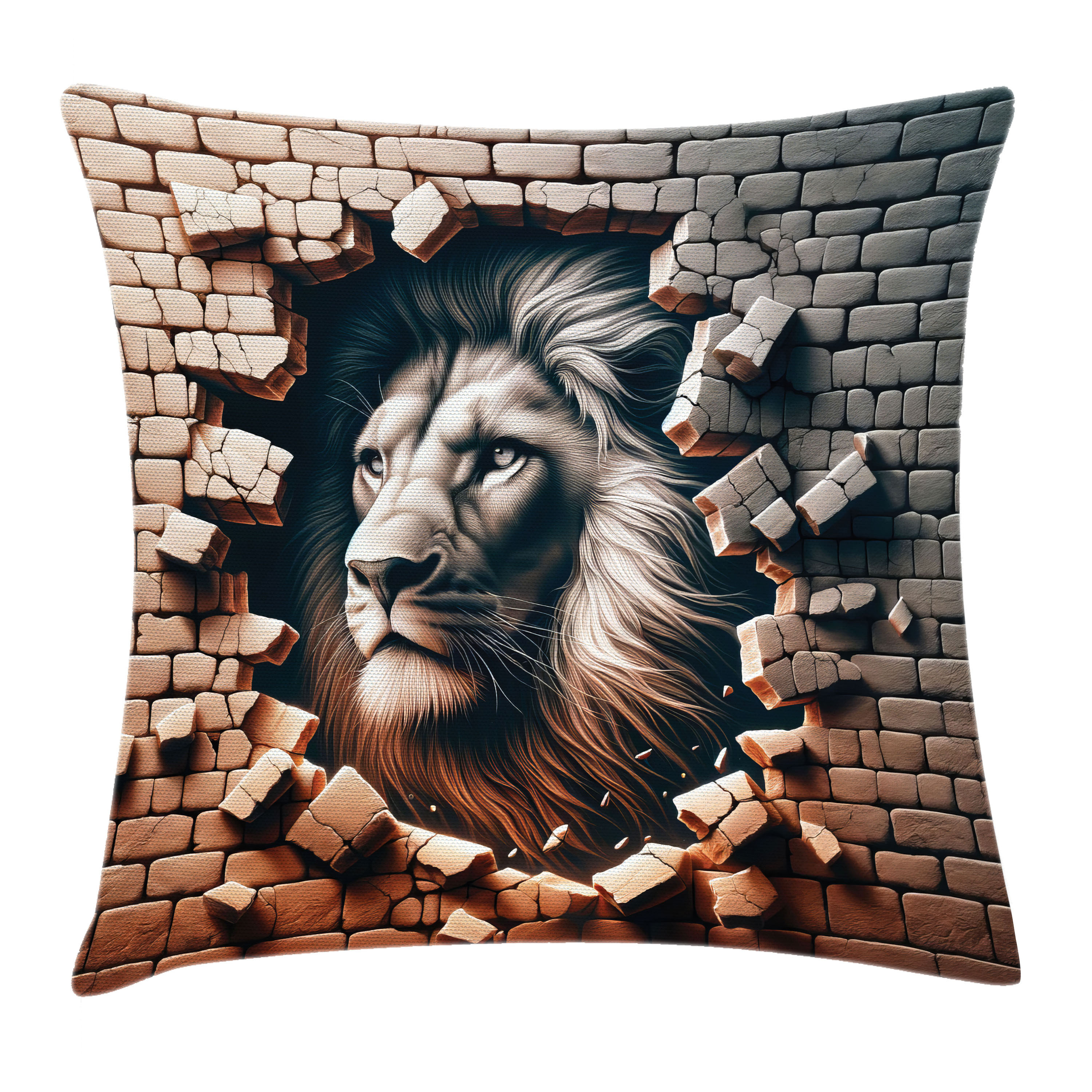 Ambesonne Lion Pillow Cover | Wayfair