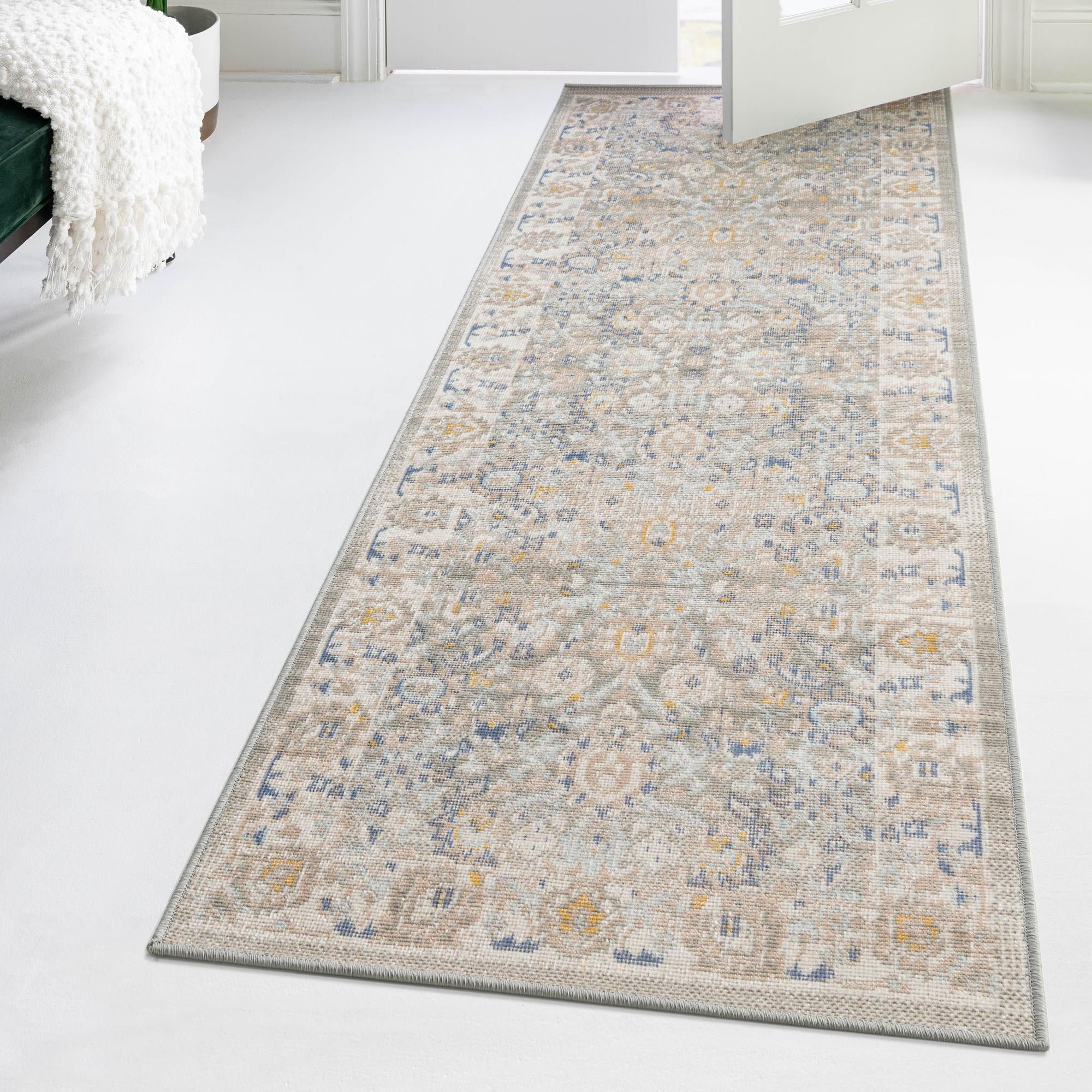 Bungalow Rose Traditional Matthei Area Rug Grey Colour - Wayfair Canada