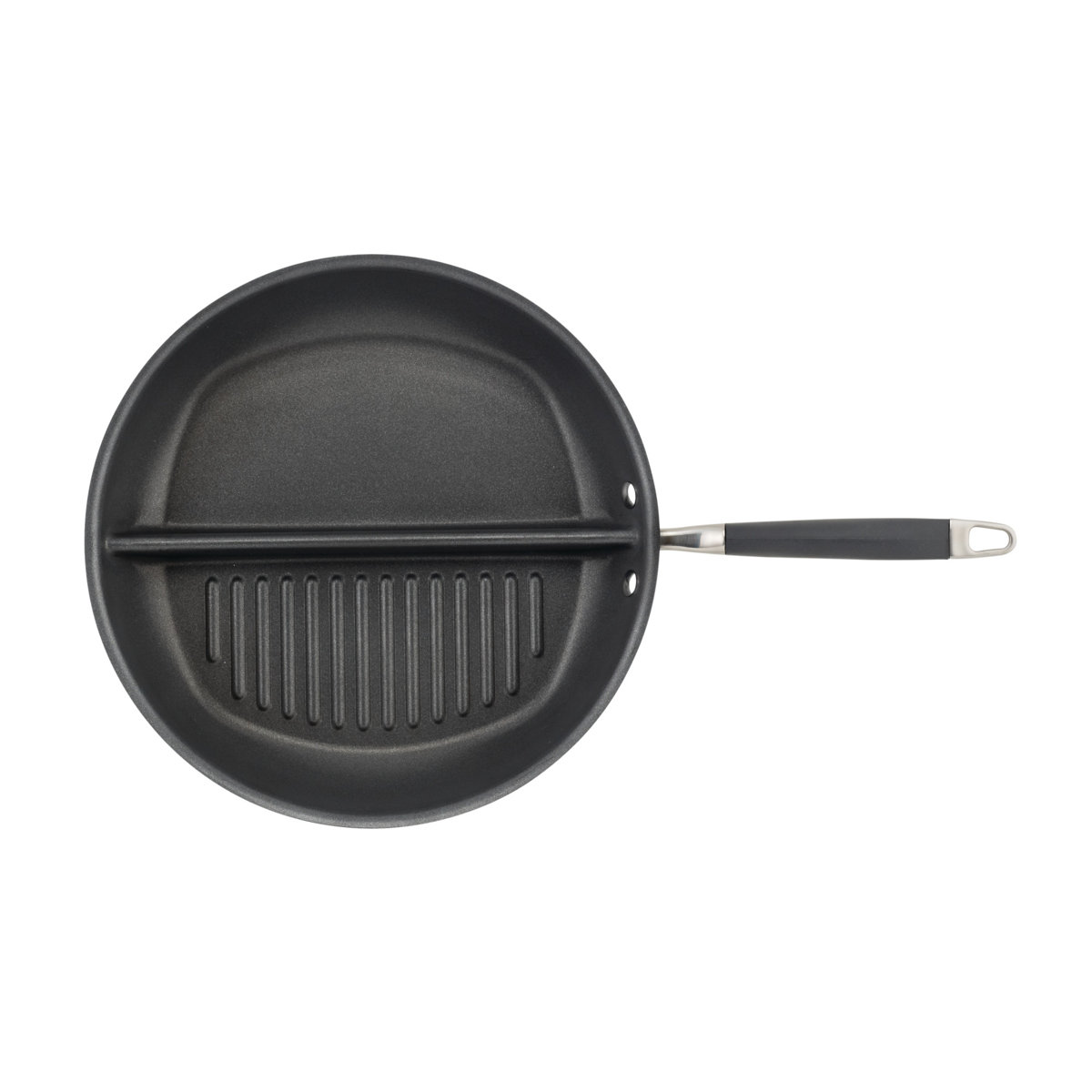 Anolon Advanced Home Hard Anodized Nonstick Divided Grill And Griddle ...