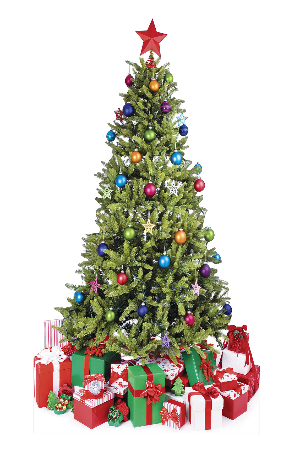 Star Cutouts Christmas Tree Cardboard Standup & Reviews | Wayfair