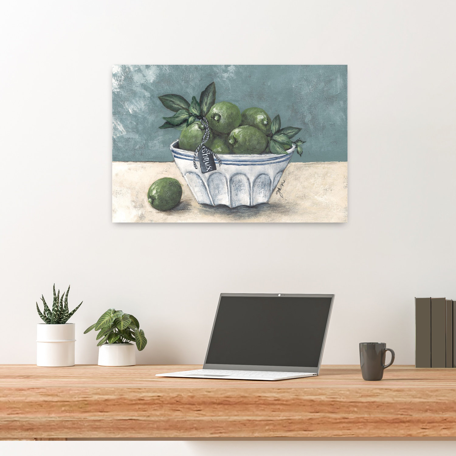 Ophelia & Co. Lime Still Life Rustic Fruit Art | Wayfair
