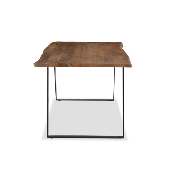 Union Rustic Garlan Solid Wood Dining Table & Reviews | Wayfair
