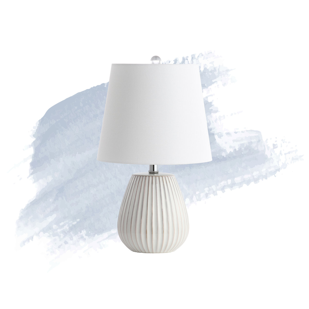 George Oliver Jorja 21" White Table Lamp Set & Reviews - Wayfair Canada