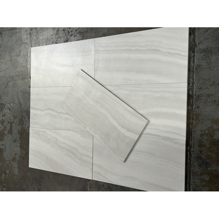 SB TILE AND STONE 12" x 24" Porcelain Singular Tile Wall & Floor | Wayfair