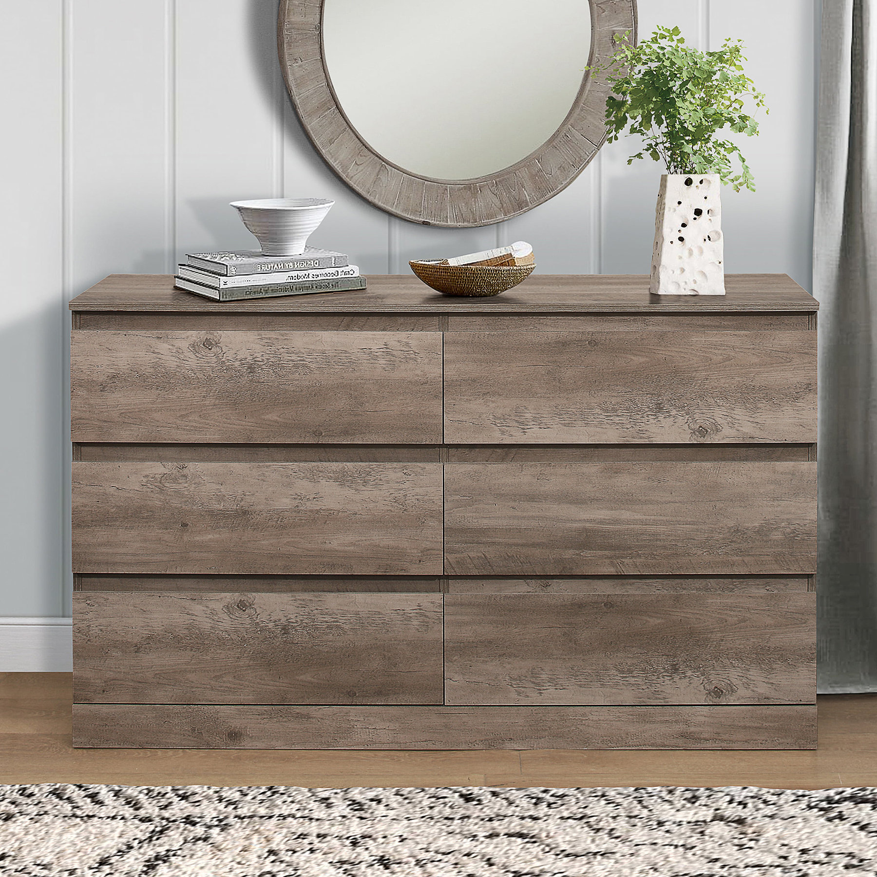 Latitude Run® 6-Drawer Horizontal Dresser | Wayfair