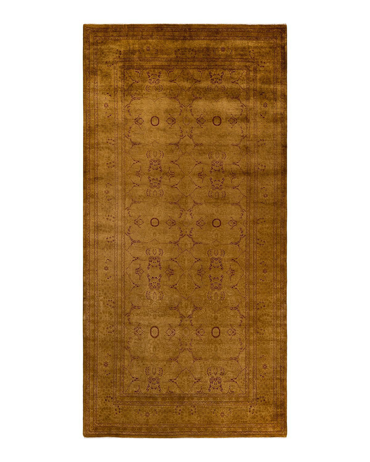 AllModern Zanavia, One-of-a-Kind Hand-Knotted Area Rug - Gold - Wayfair ...