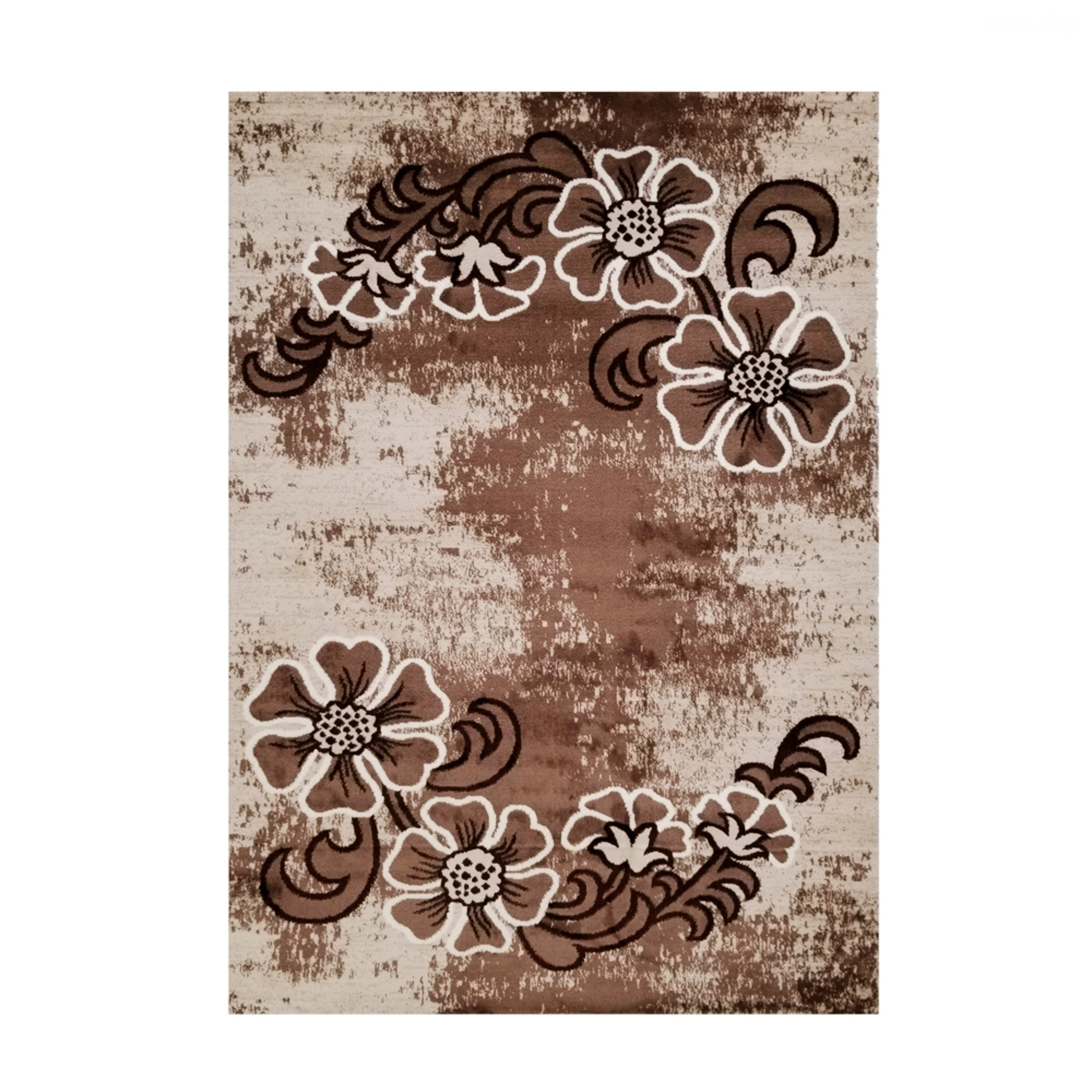 Winston Porter Elegant Rug, Contemporary Area Rug With Intricate ...