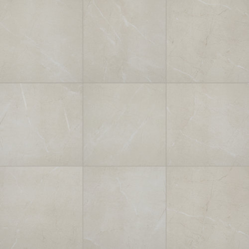 Daltile Perpetuo 24" x 24" Porcelain Marble Look Wall & Floor Tile (4 ...