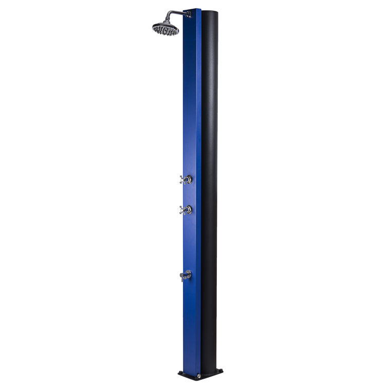 Dakota Fields ULTRAMARINE Blue Solar Pool Shower With Foot Rinse - 40L ...