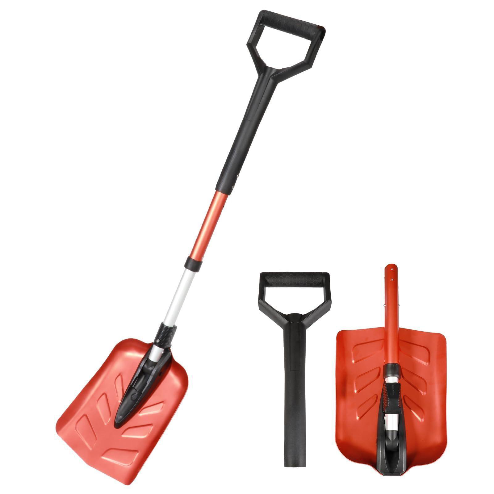 FURNITURE COUNTRY CORP. 40" Folding Snow Shovel For Car Extendable Snow ...
