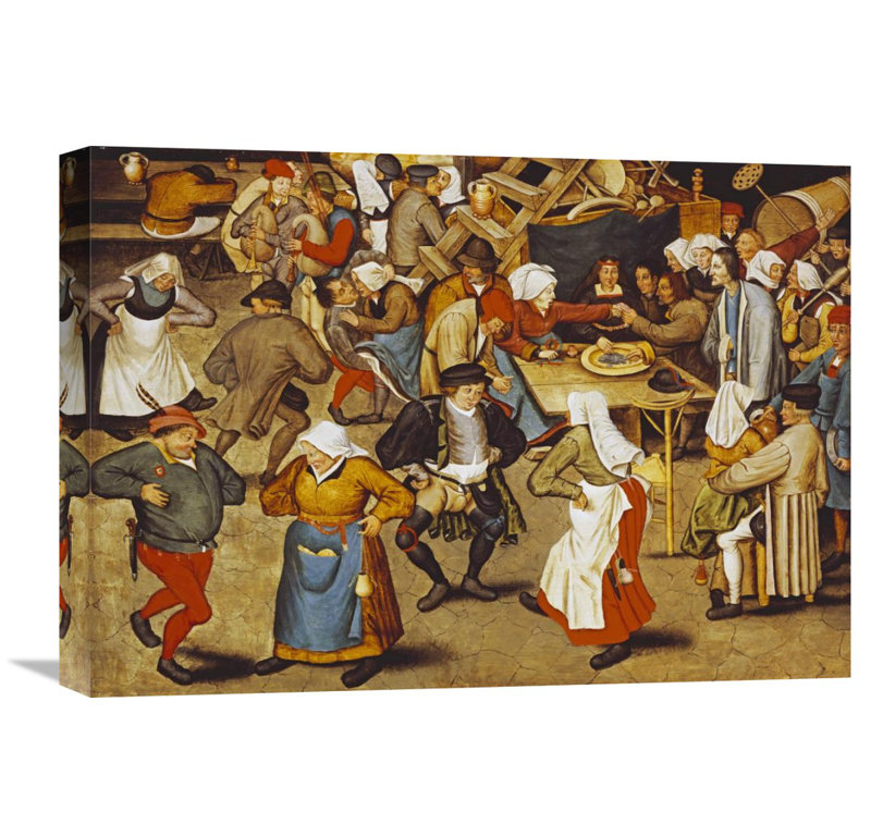 Global Gallery 'The Indoor Wedding Dance' by Pieter Bruegel the Elder ...