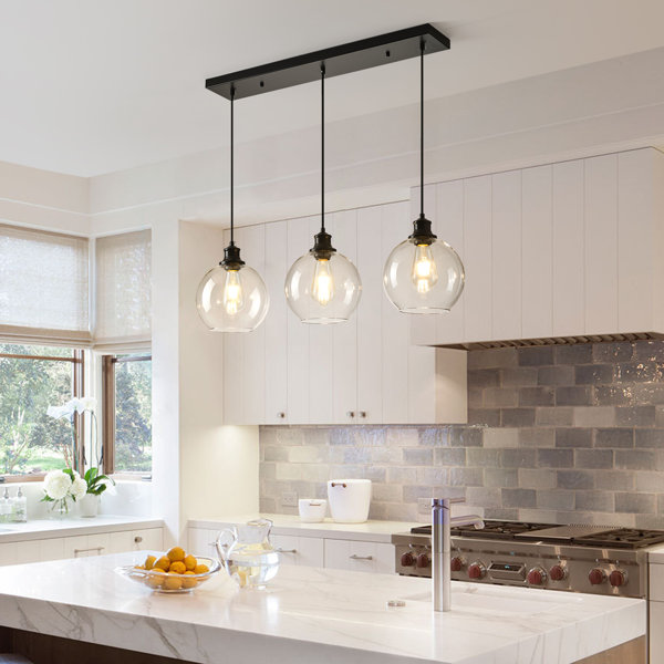 Breakwater Bay Concow 3 - Light Matte Black Kitchen Island Pendant ...