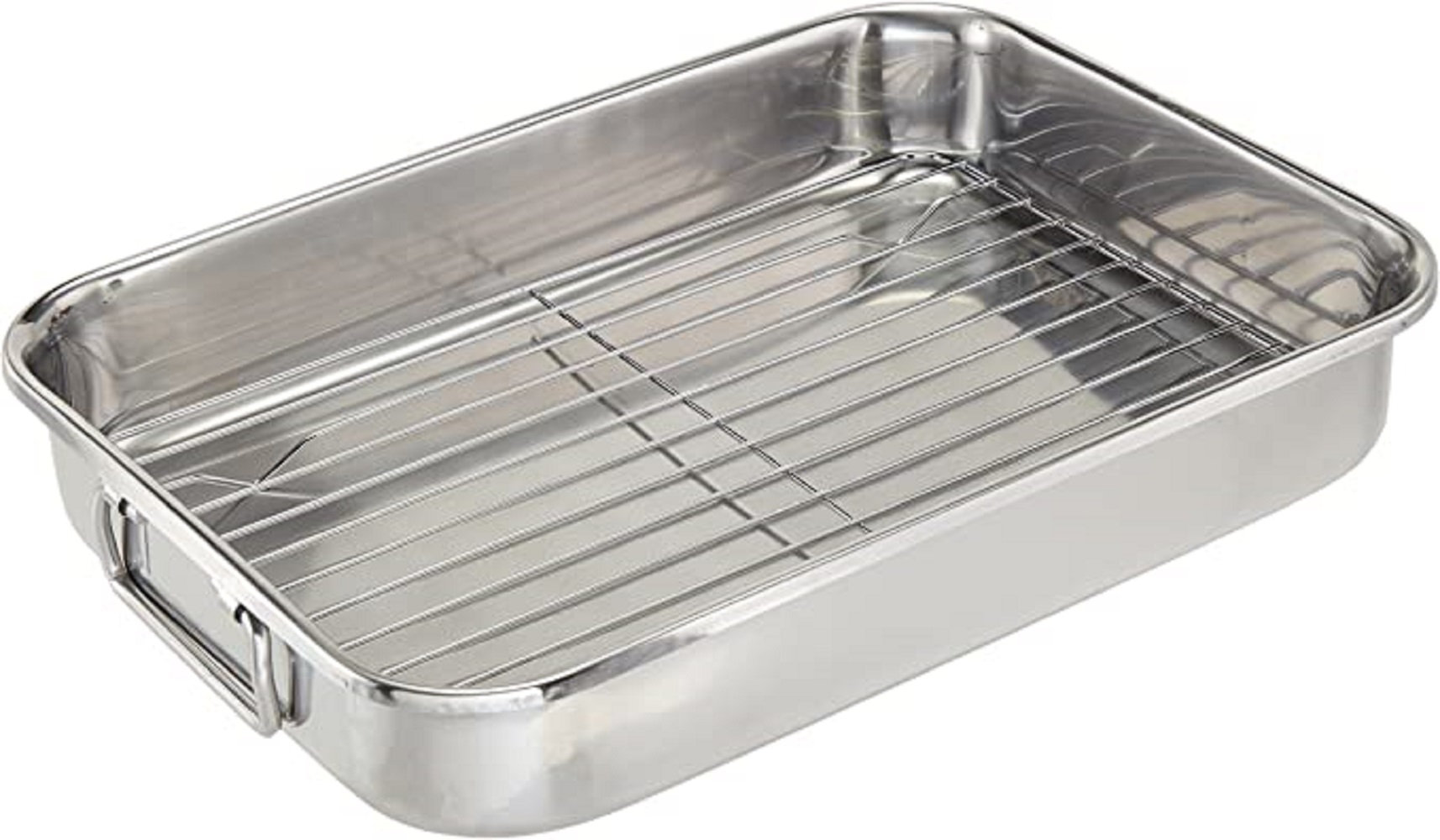 Cook Pro 14" Stainless Steel Lasagna Pan with Rack & Reviews | Wayfair