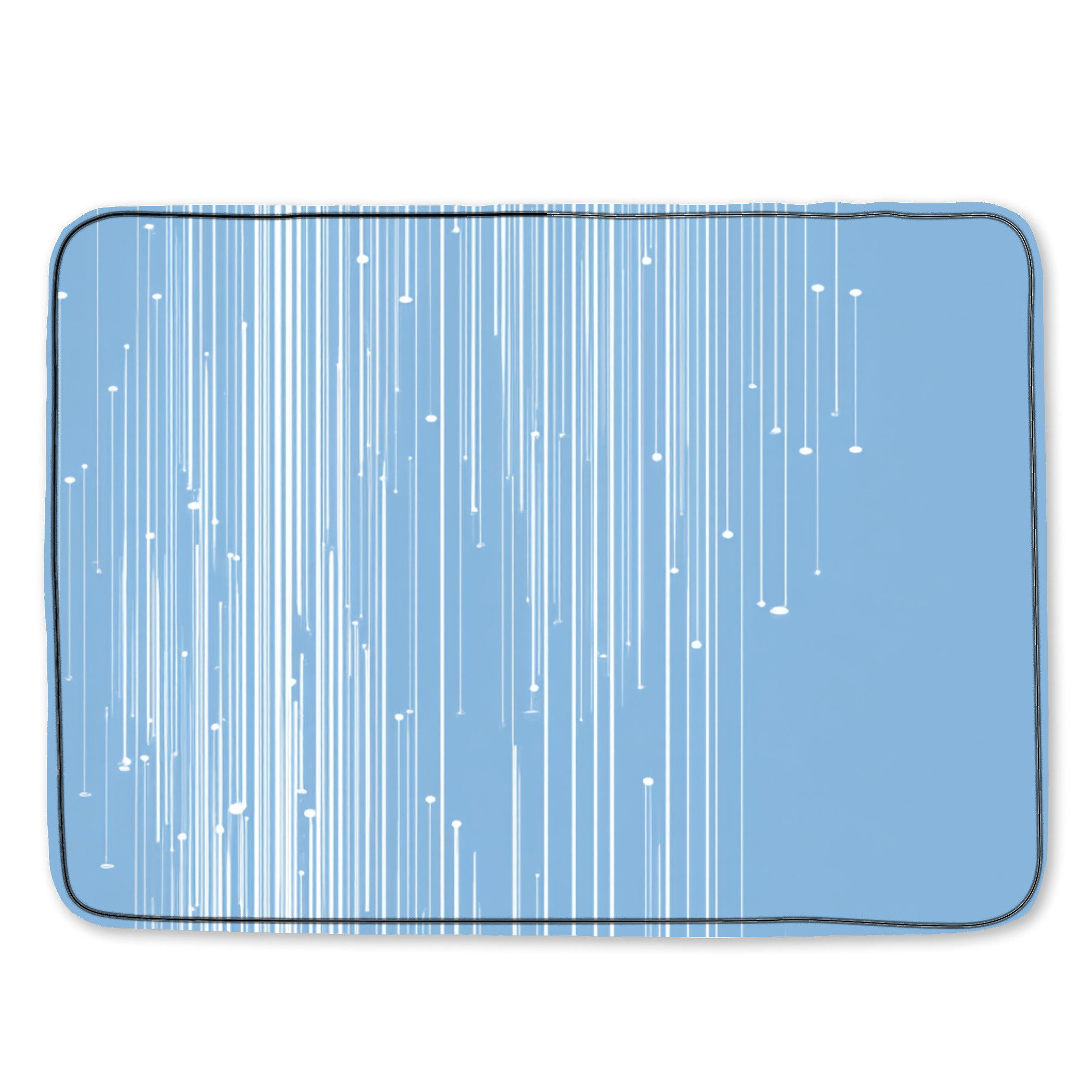 East Urban Home Lines Bath Mat Abstract Bathroom Decor Minimalist | Wayfair