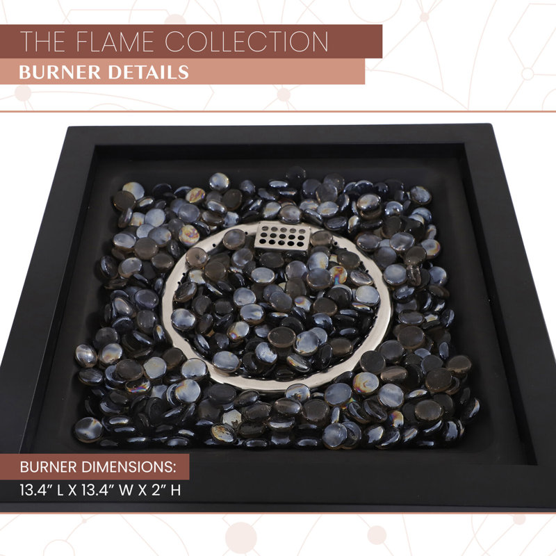 Latitude Run® Steel Propane Fire Column | Wayfair