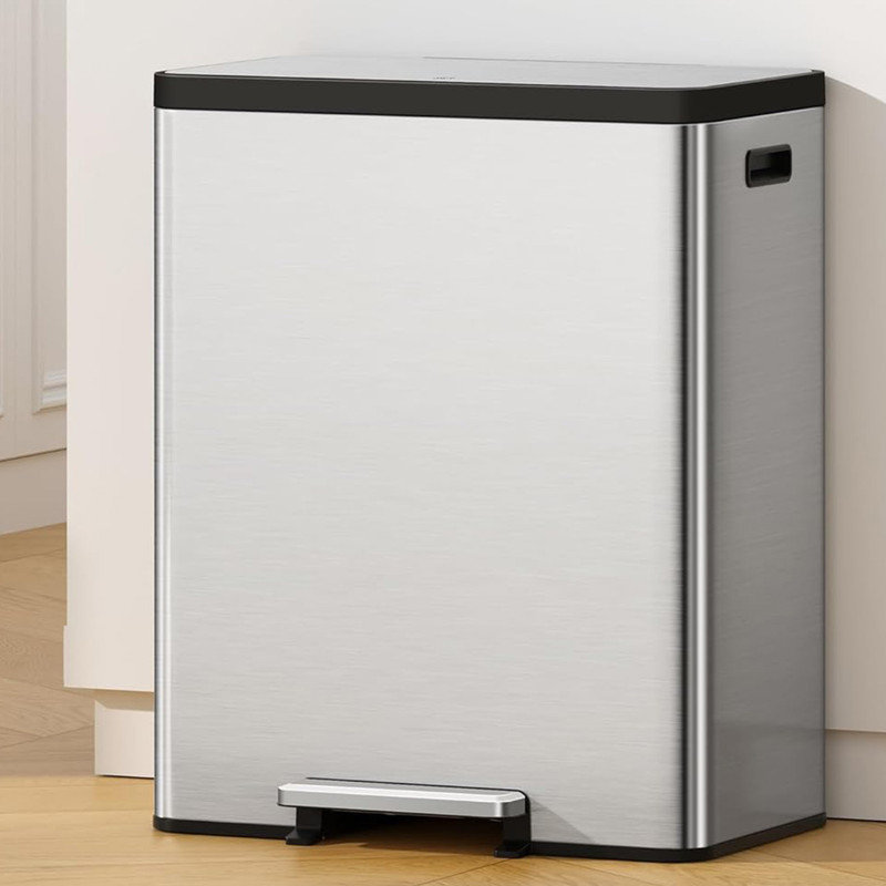 twin compartment bin