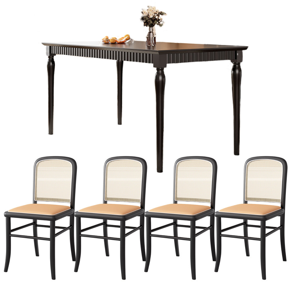 dujinlong home Classic Retro Simple Rectangular Dining Table | Wayfair