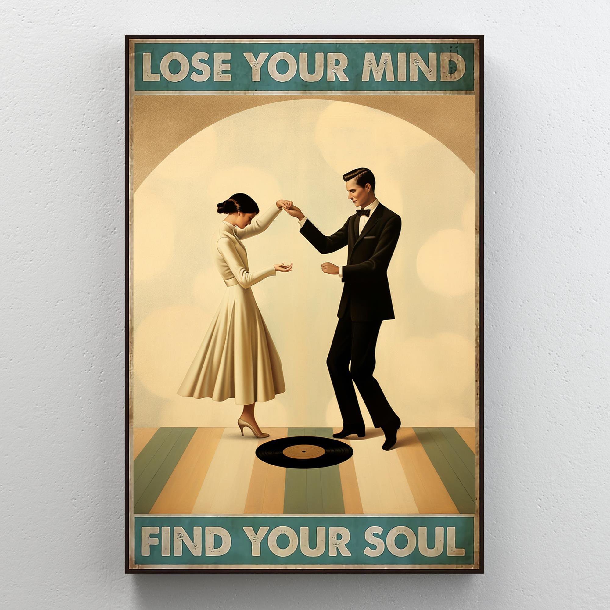 Trinx Hadasha Couple Dance Lose Your Mind On Canvas Graphic Art | Wayfair