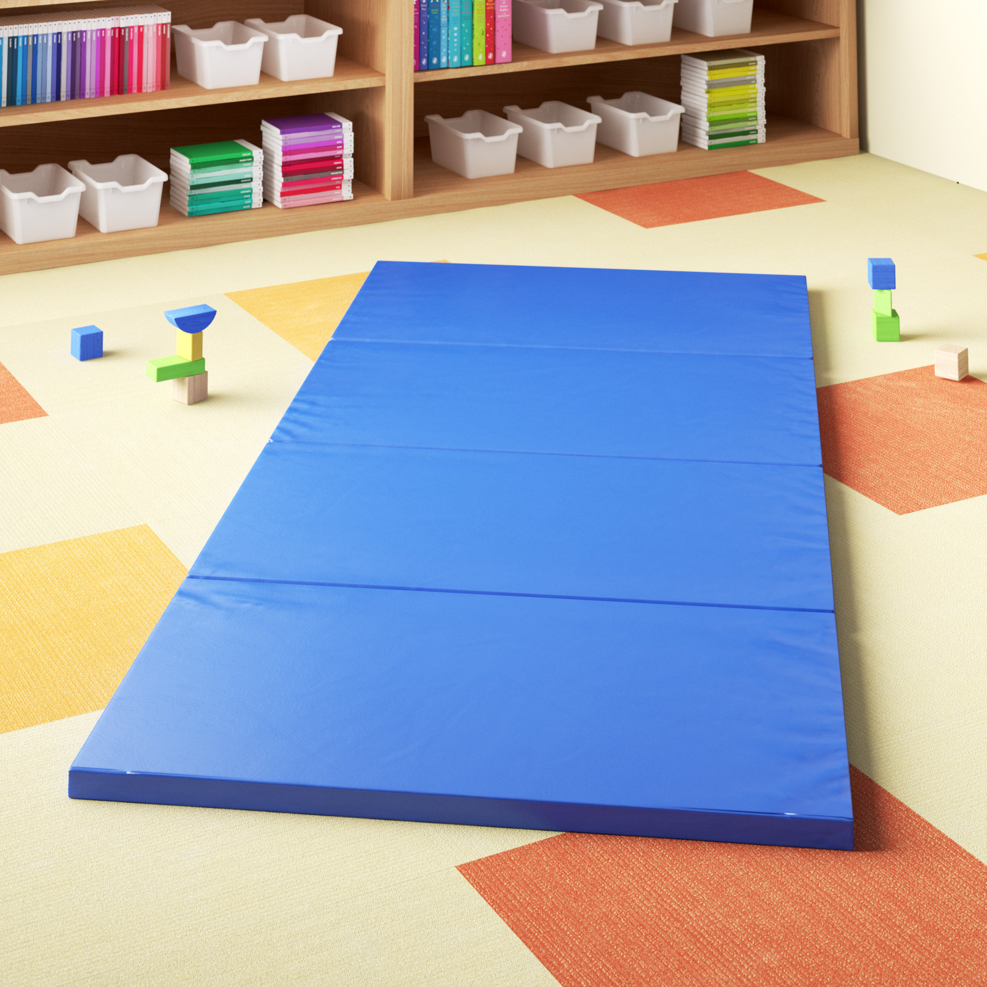 Children's Factory 1.5" Thick Preschool Fold-A-Mat | Wayfair
