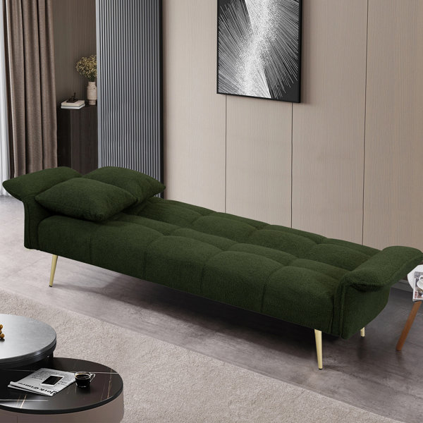 Mercer41 Yetah 70.1'' Upholstered Reclining Convertible Sofa | Wayfair