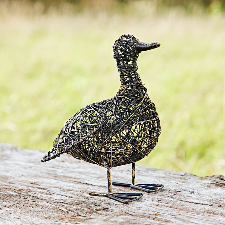 Paper High Kriti the Small Flapping Duck Wire Garden Ornament | Wayfair ...