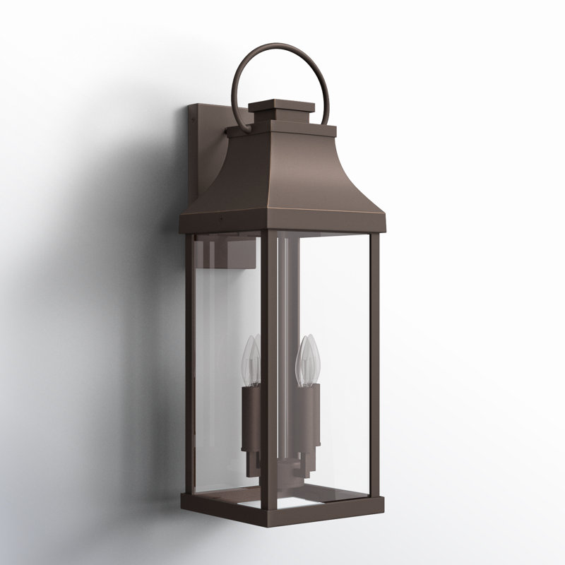 Birch Lane™ Caden 9" W X 27" H Outdoor 4-Light Extra Large Wall Lantern ...