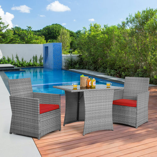 Gray Patio Dining Sets You'll Love | Wayfair