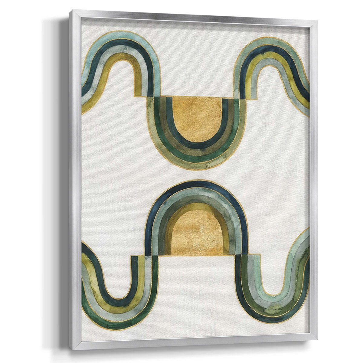 Wrought Studio™ Analogous Arches II Framed Print | Wayfair