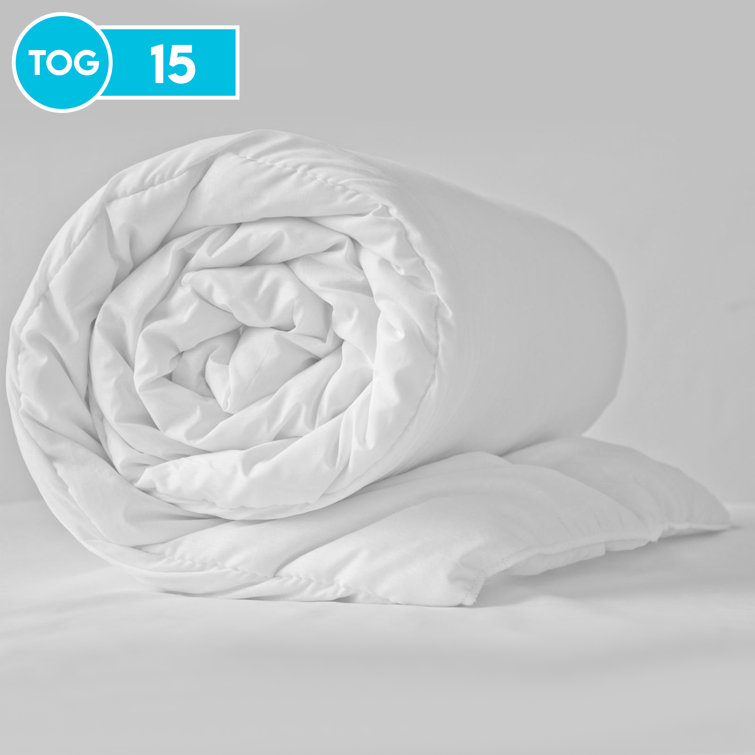 White Noise Luxury Warm Winter Hollowfiber 15 Tog Duvet | Wayfair.co.uk