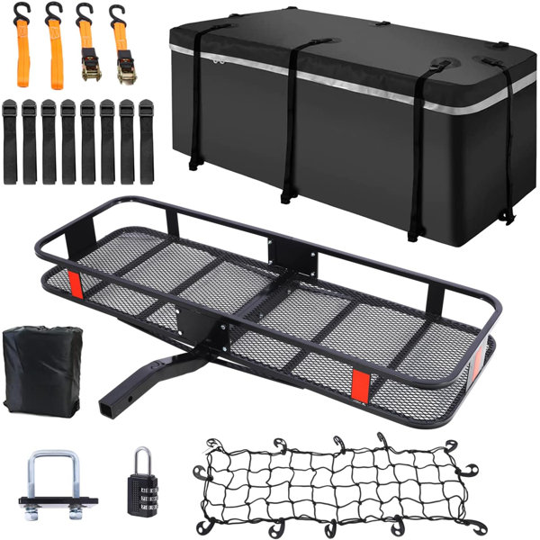 WFX Utility™ Heavy-Duty Hitch Mount Cargo Carrier Basket With 13 Cu.ft ...