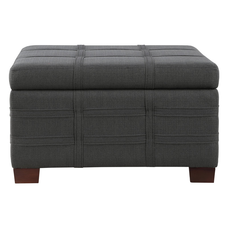 Latitude Run® Upholstered Storage Ottoman & Reviews | Wayfair