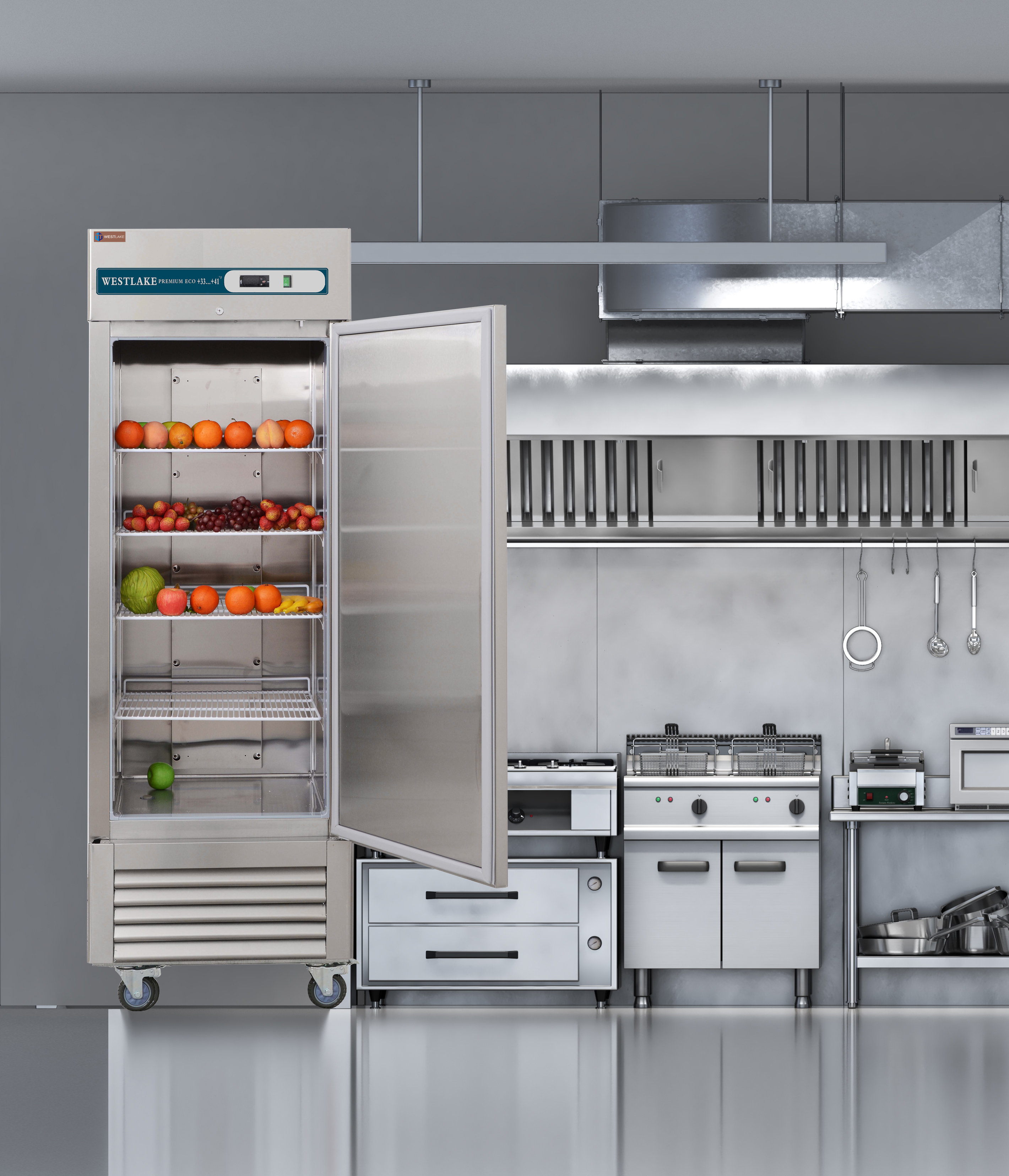 Jeremy cass 23 cu. ft. Reach-in Regrigerator | Wayfair