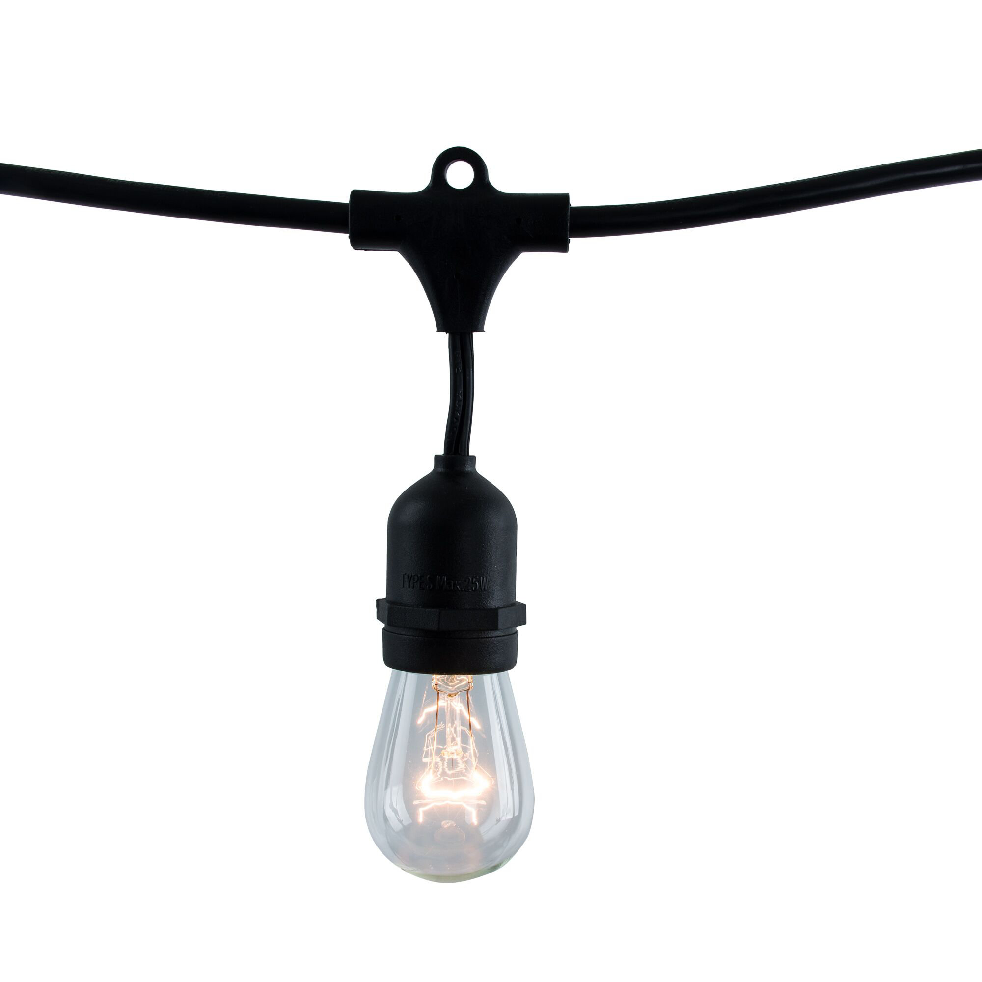 Three String Of Exposed Bulbs The Best Smart Outdoor String Light: