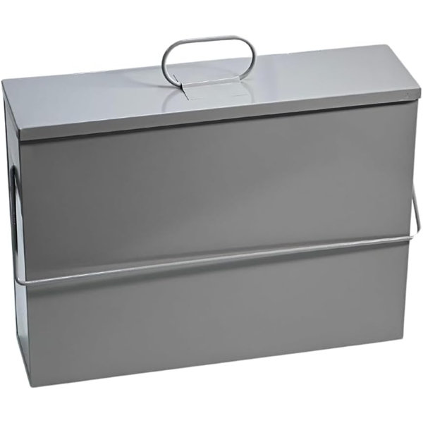 Ebern Designs Grey Powder Coated Ash Carrier | Wayfair.co.uk
