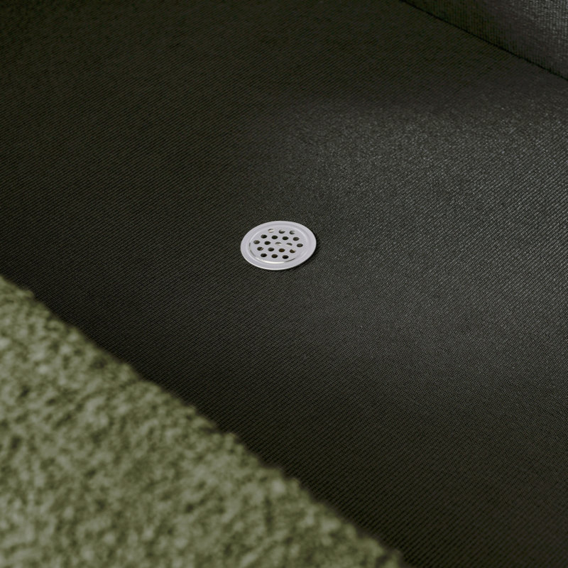 Corrigan Studio® Ottoman Oval Storage Bench,Rubber Wood Legs | Wayfair