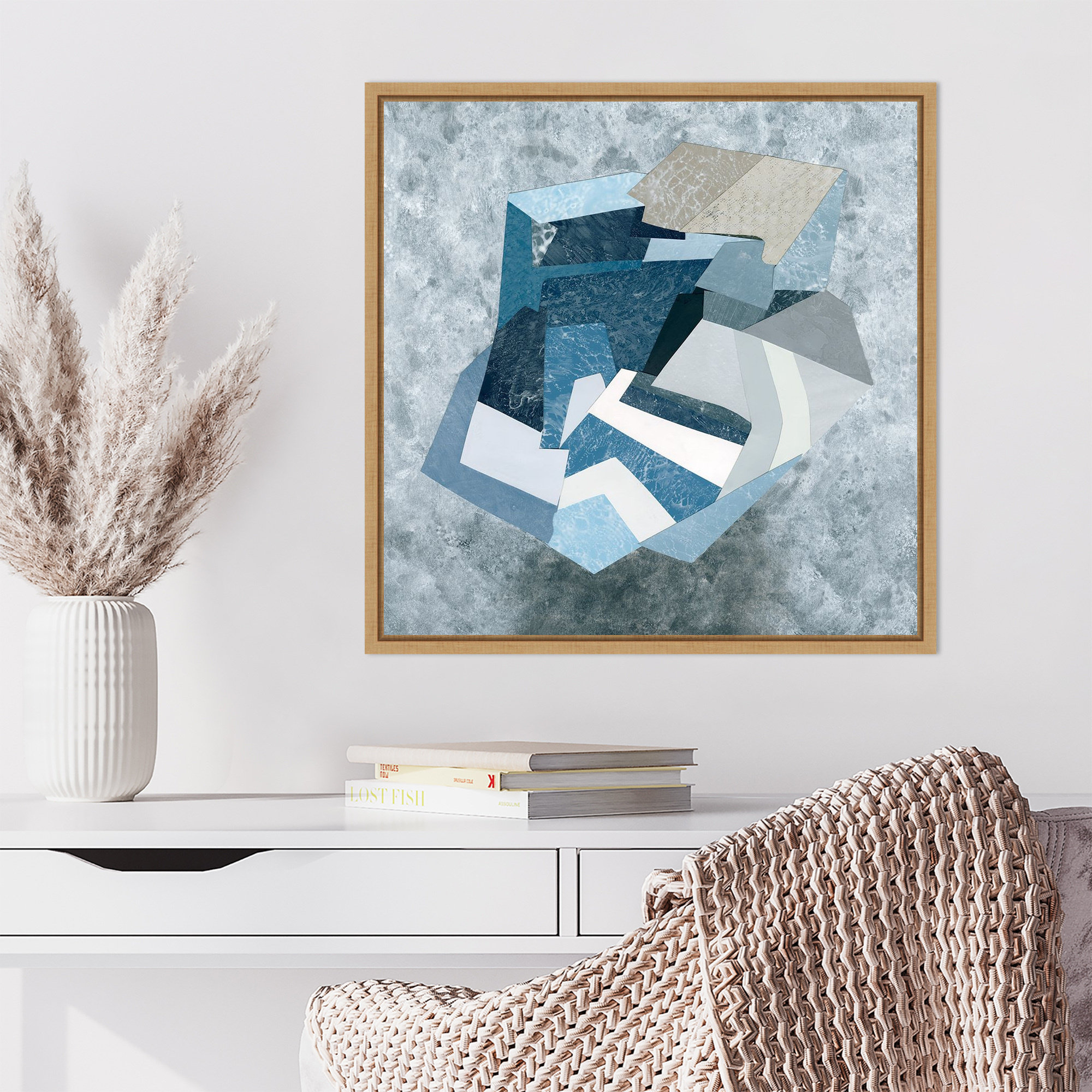 Wrought Studio™ Moons of Jupiter II by Coco Good Framed Canvas Wall Art ...