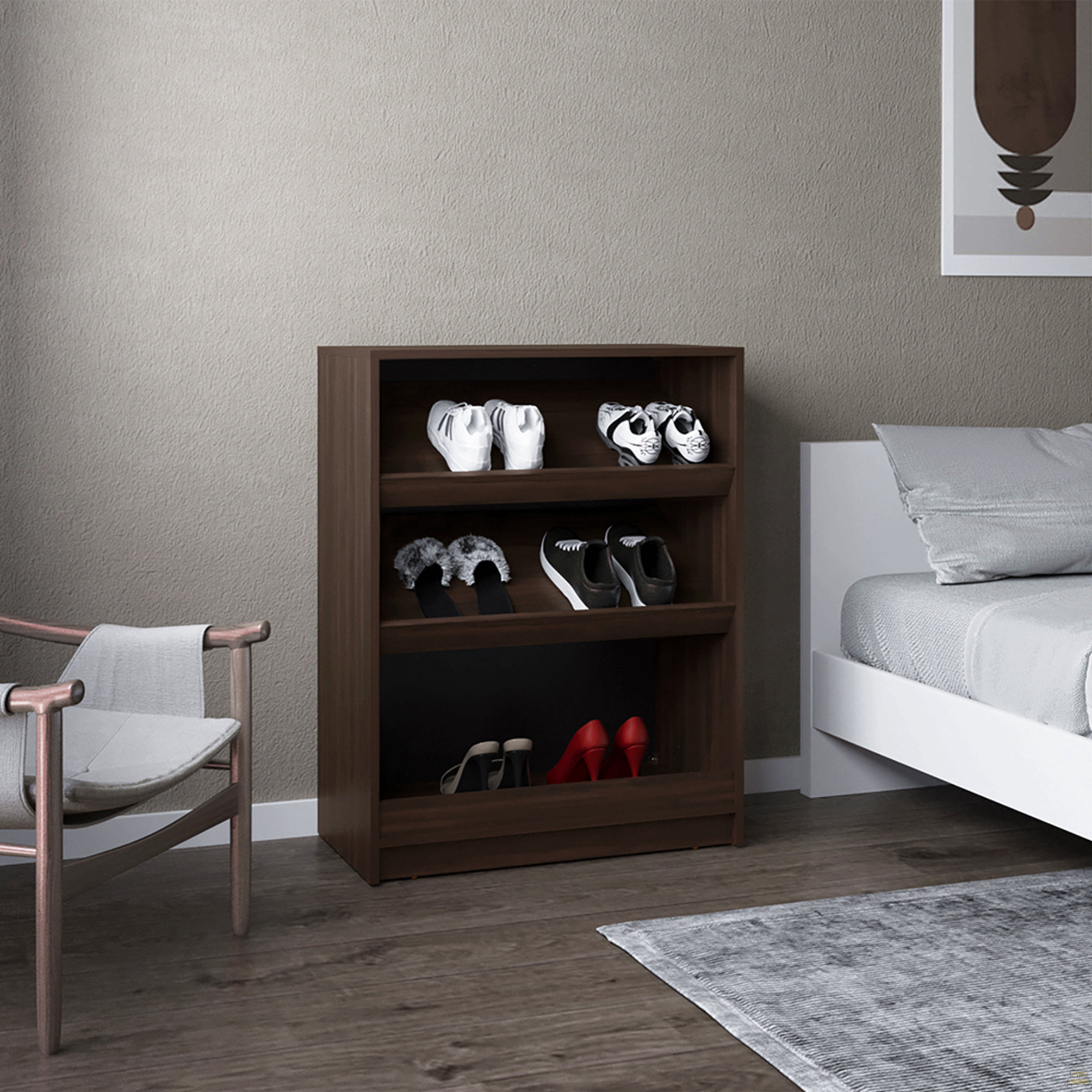 Latitude Run® Shoe Rack, Bedroom | Wayfair