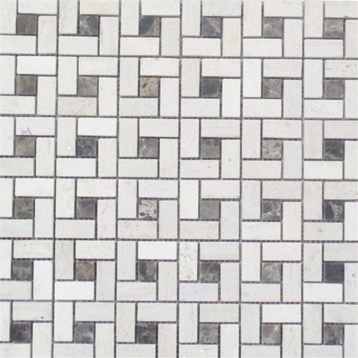 Marble Online Moleanos 12" x 12" Marble Pinwheel Mosaic Wall & Floor ...
