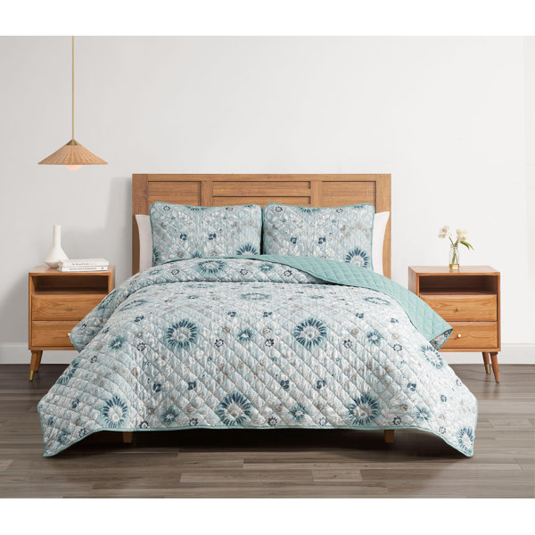 Sander Sale Enterprises Provence Microfiber / Polyester Quilt Set | Wayfair