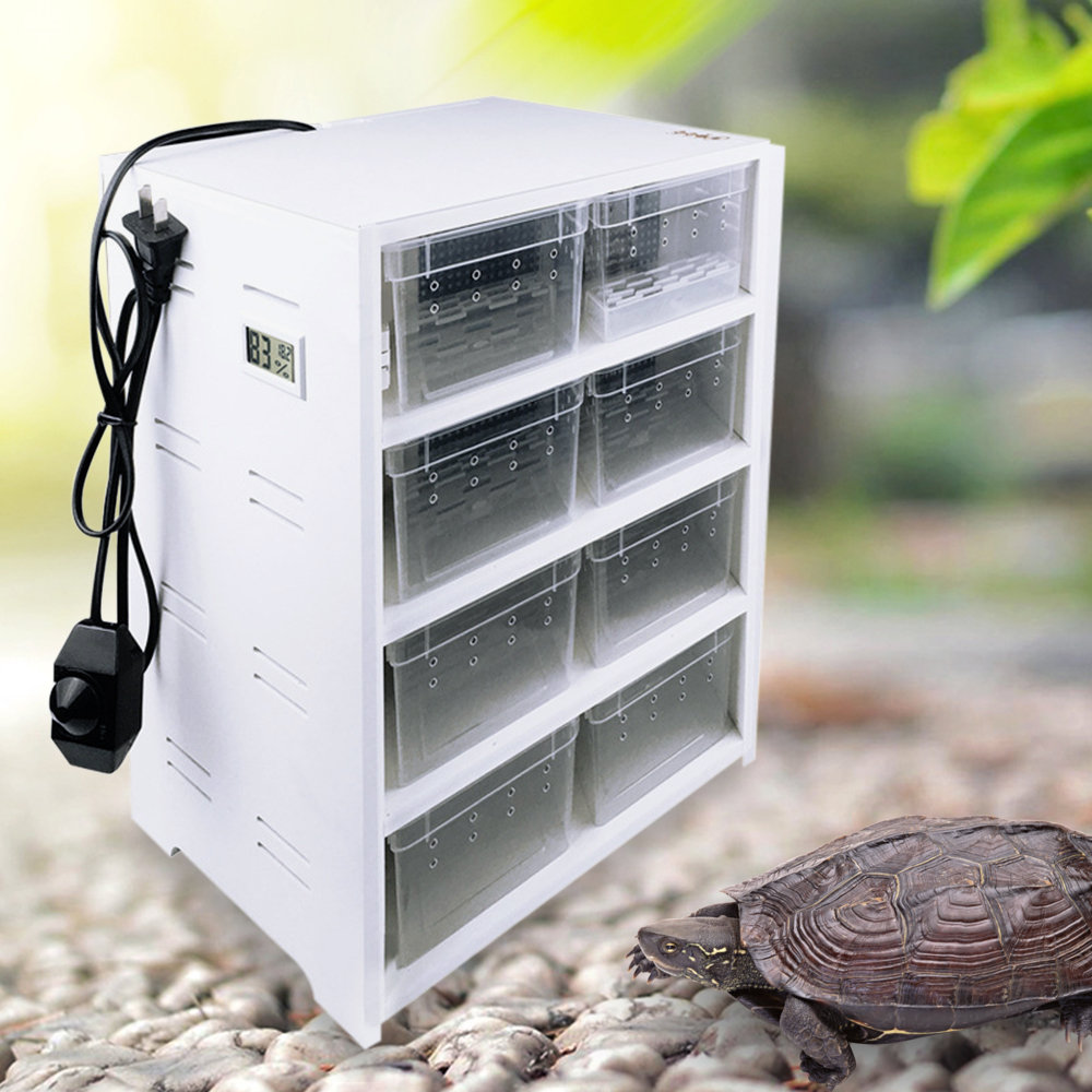 SUNYOU 8 Grids Reptile Acrylic Pet Tank Breeding Box & Reviews ...