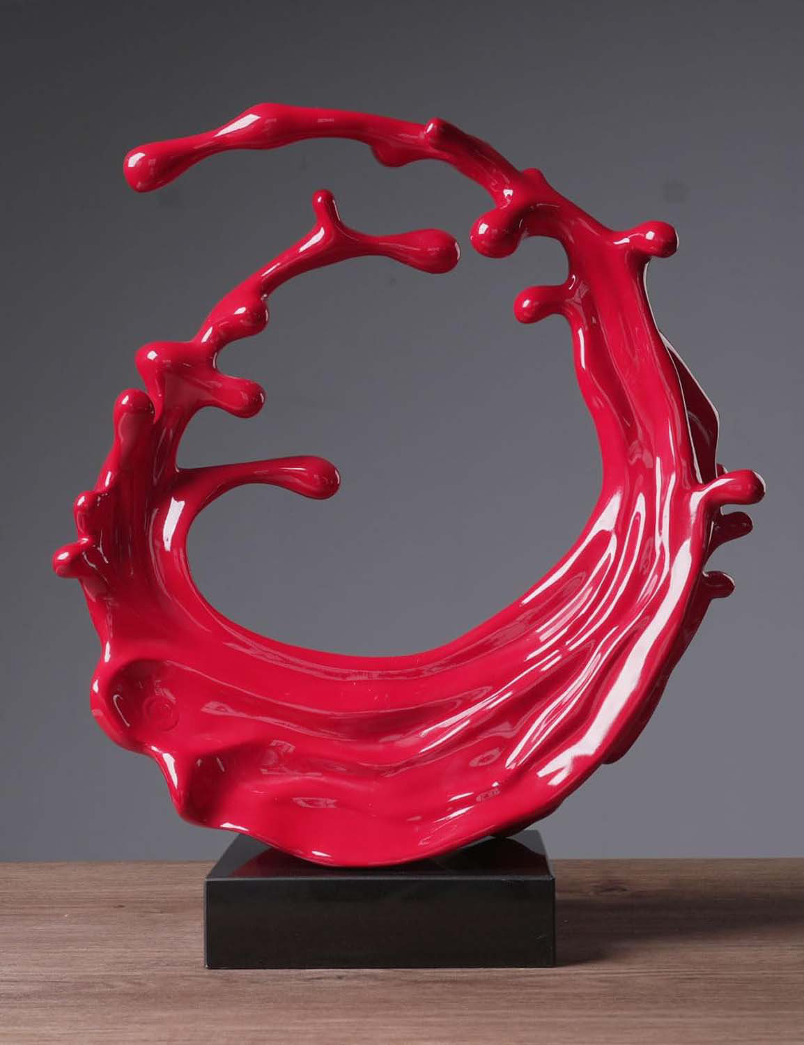 Orren Ellis Abstract Sculpture Decor Modern Arts Sea Wave Figurine ...