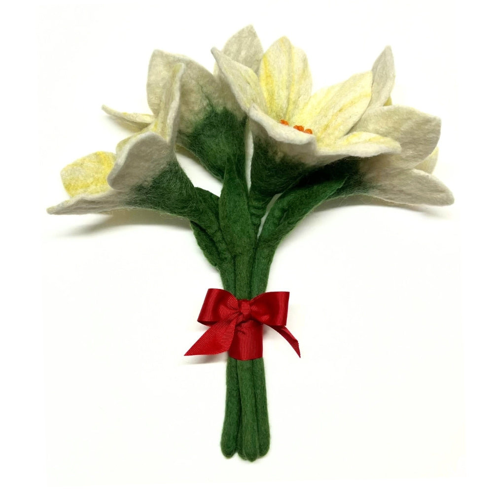 Humble Hilo Handmade Felt Flower, Five Petal Flower, Set of 4 | Wayfair