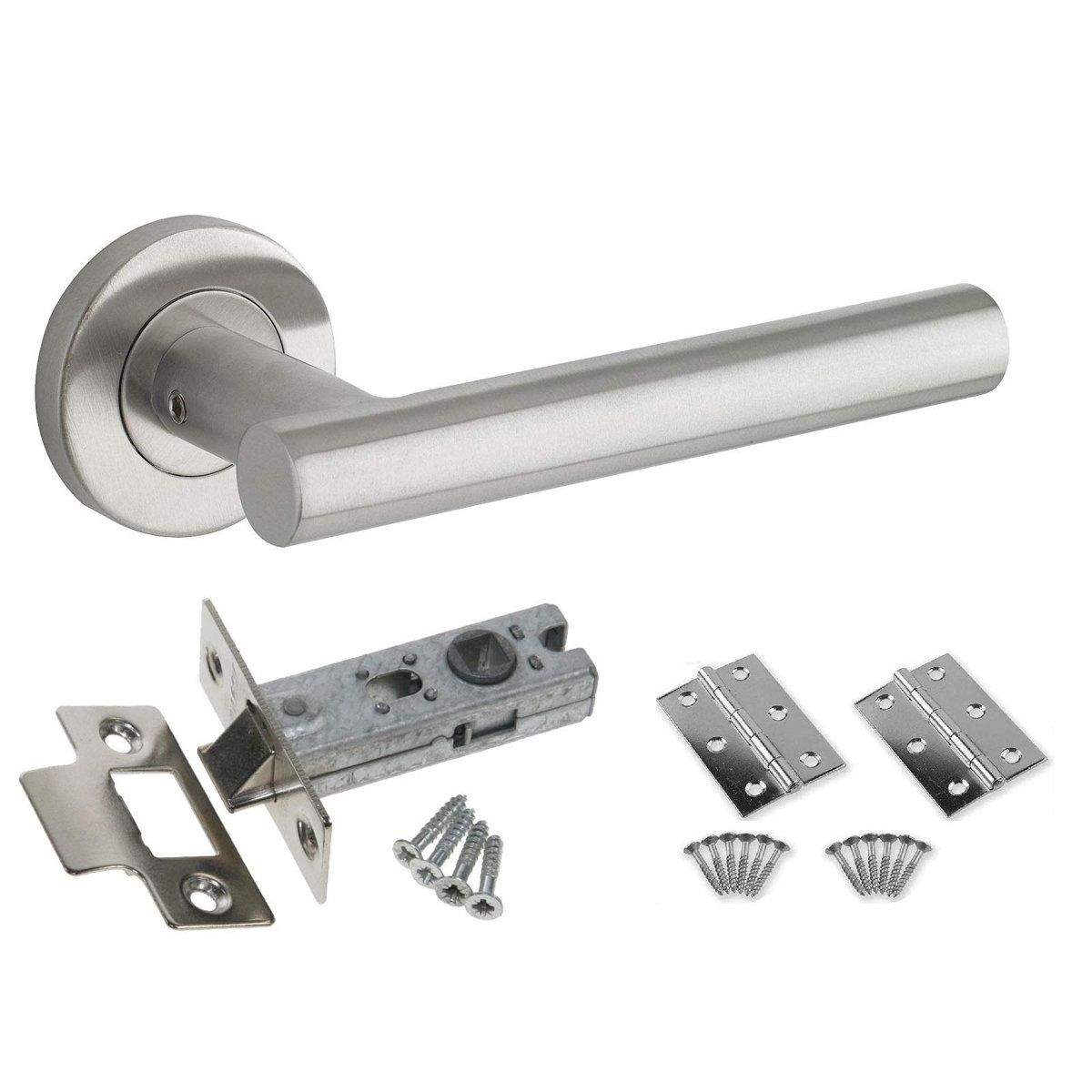 Golden Grace 3 Sets Straight T-Bar Door Handle in Stainless Steel ...
