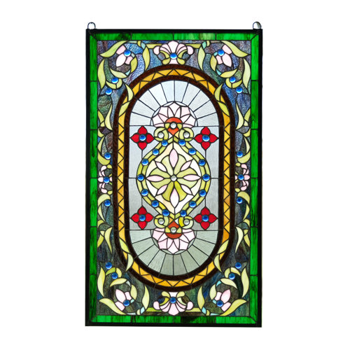Fleur De Lis Living Geometric Window Panel | Wayfair