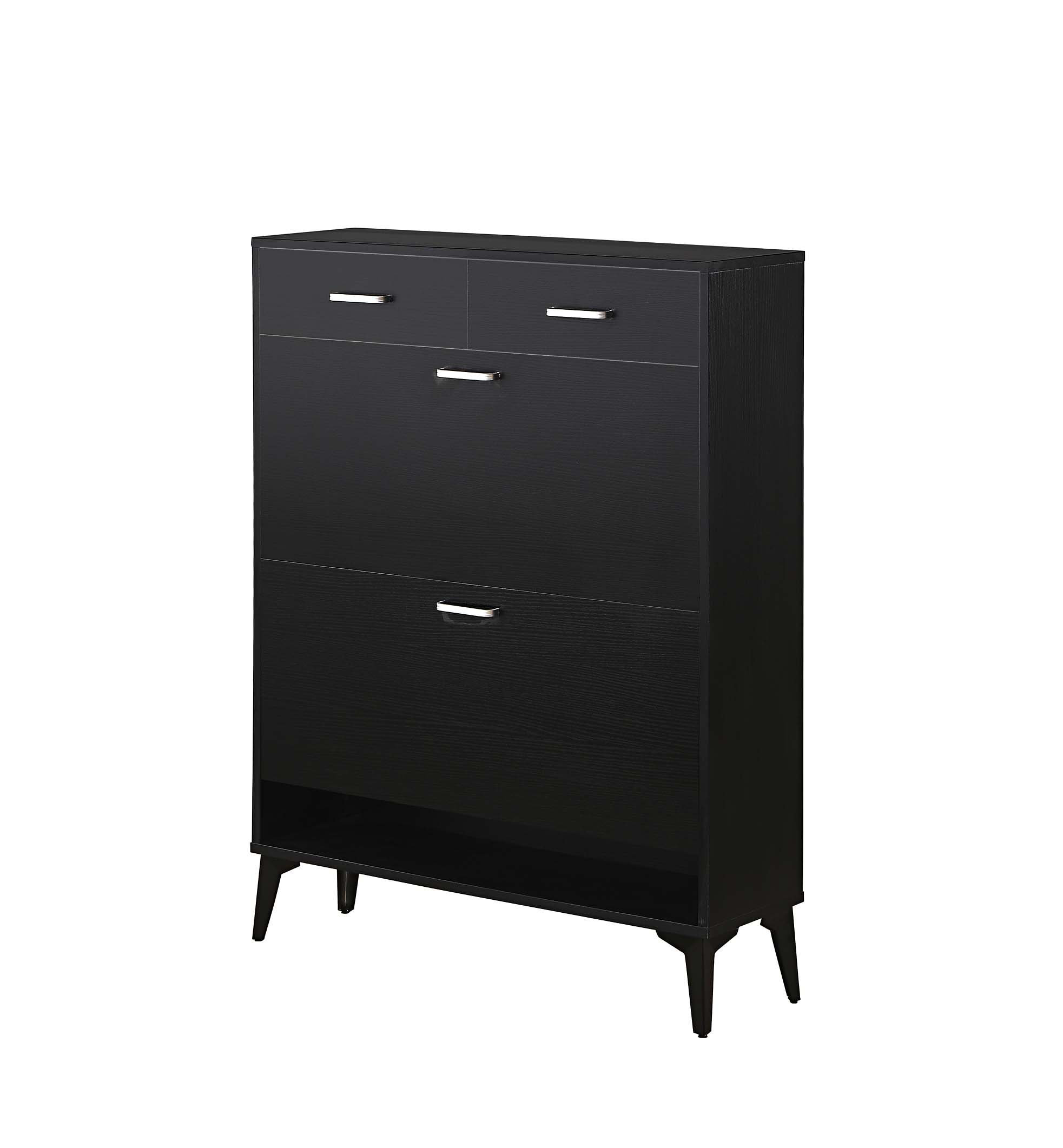 George Oliver Large size Shoe Cabinet,Free Standing Tipping Bucket Shoe ...