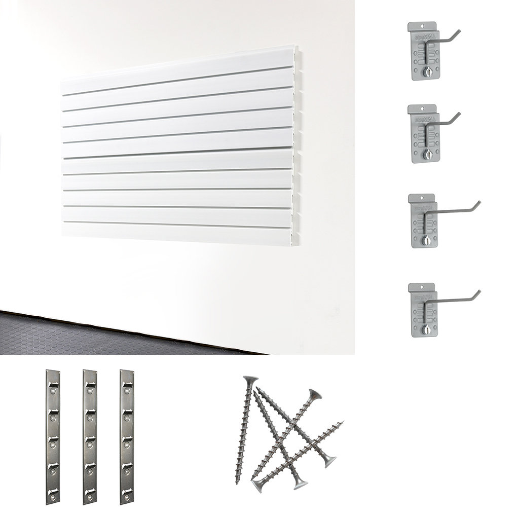 StoreWALL Slatwall Small Heavy Duty Starter System | Wayfair